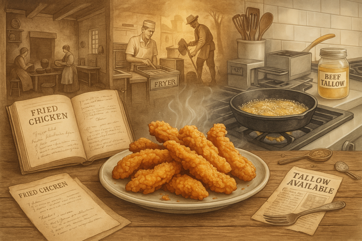 The Crispy Delight of Tallow-Fried Chicken Tenders - F&Ds
